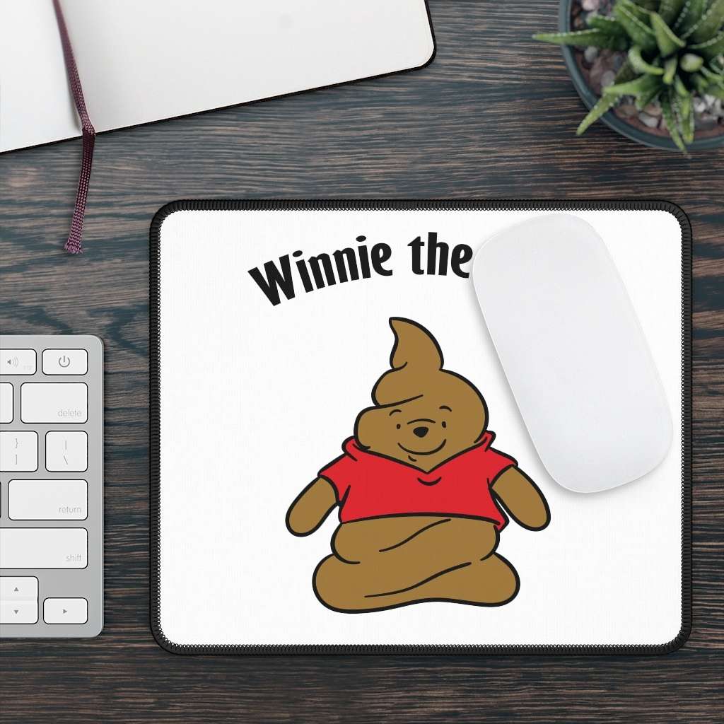 Winnie the Poop Gaming Mouse Pad - FunnyDesigns