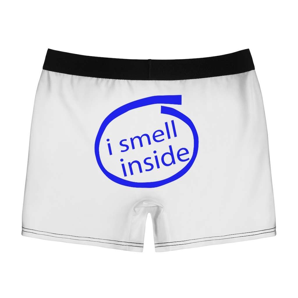 Funny Men’s Undies Boxer Briefs – I Smell Inside | FunnyDesigns.com